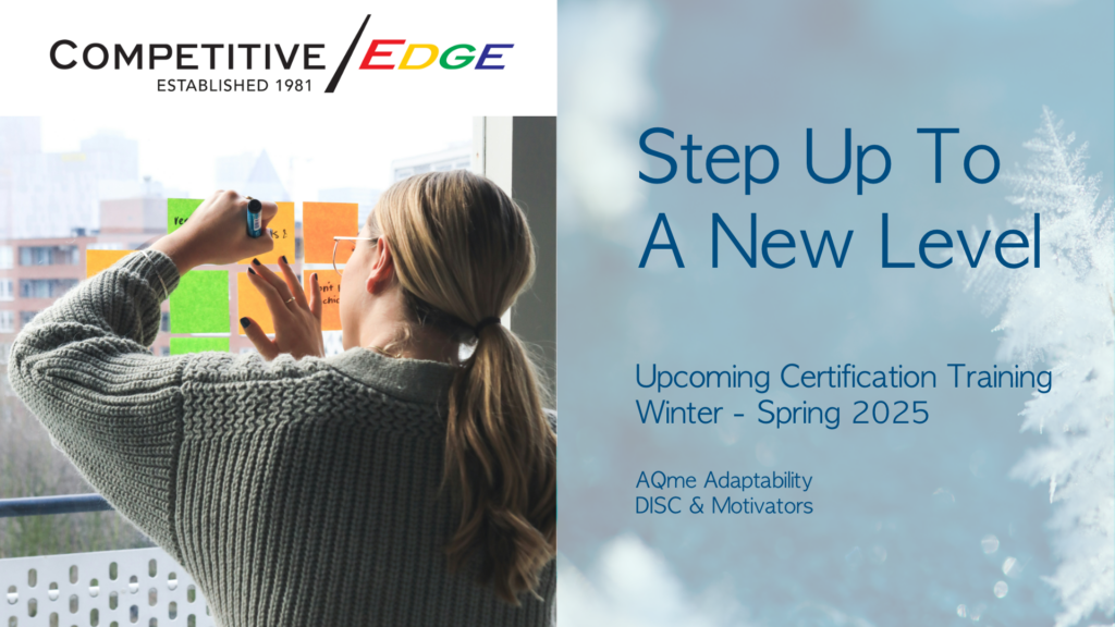 Winter - Spring 2025 Training Schedule — Competitive Edge Inc